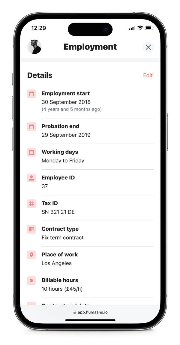Mobile HRIS App | Humaans