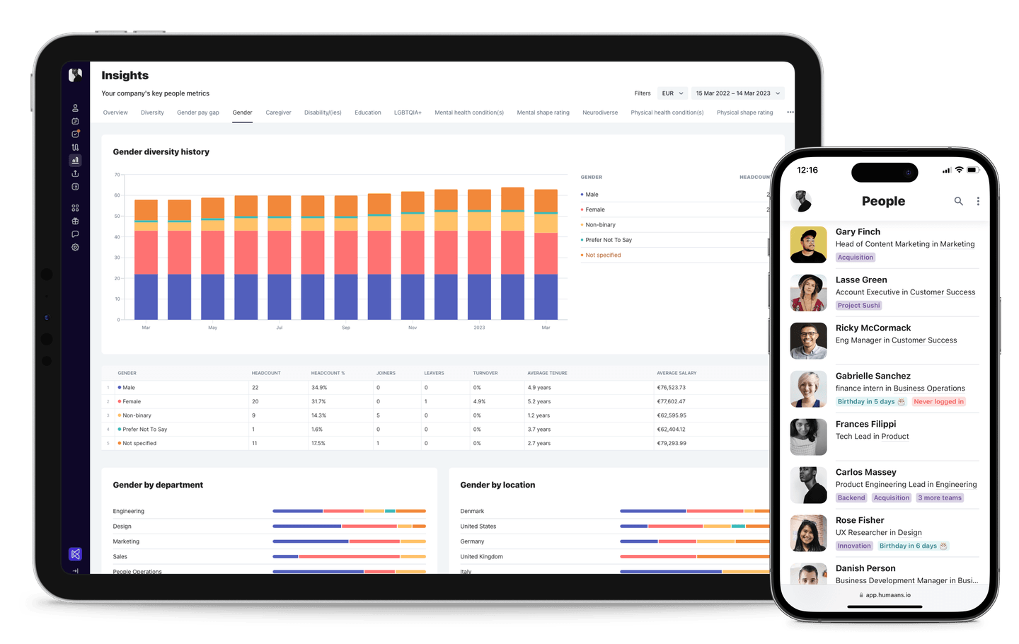 Mobile HRIS App | Humaans