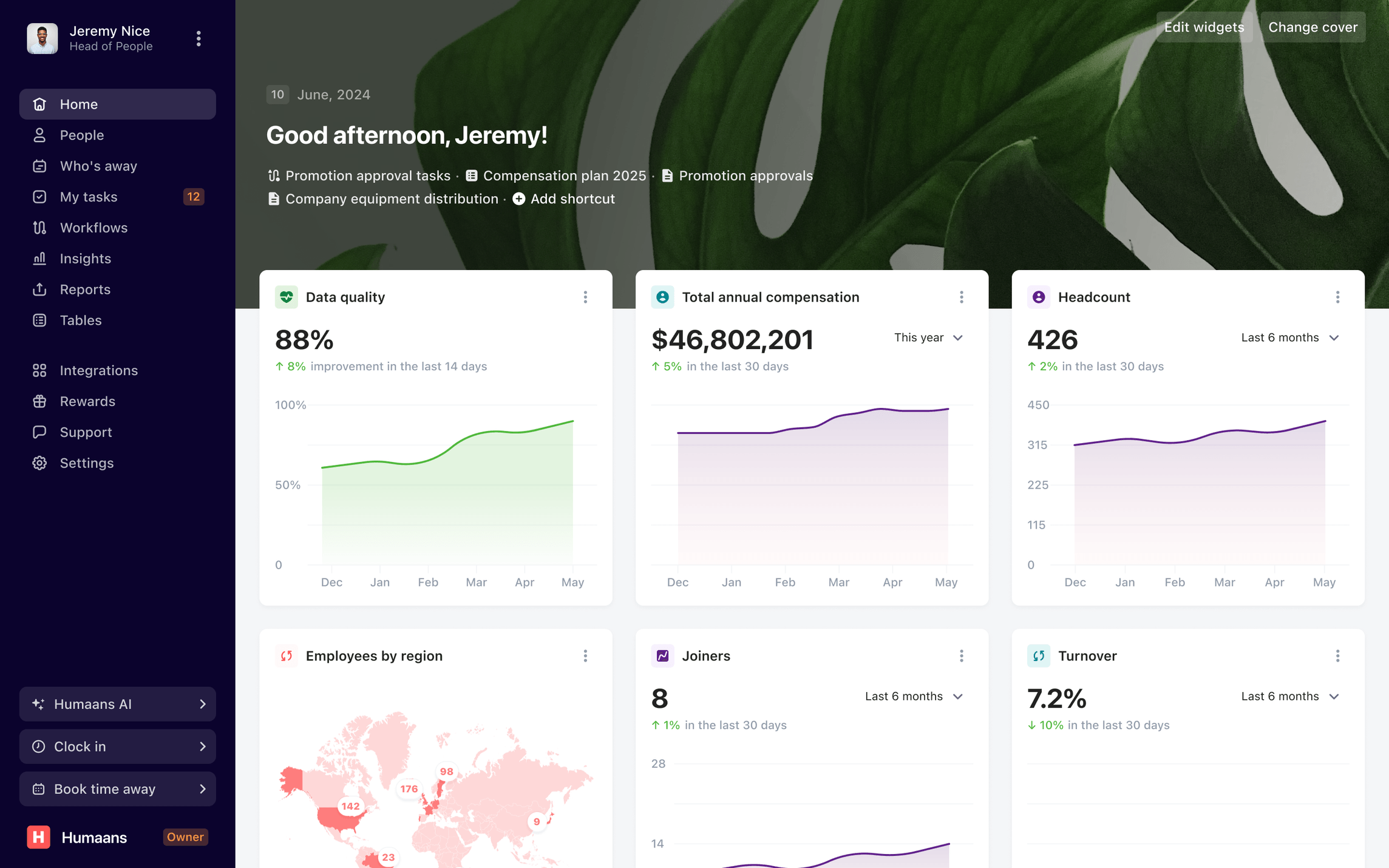 AI-Powered HRIS for Growing Teams | Humaans